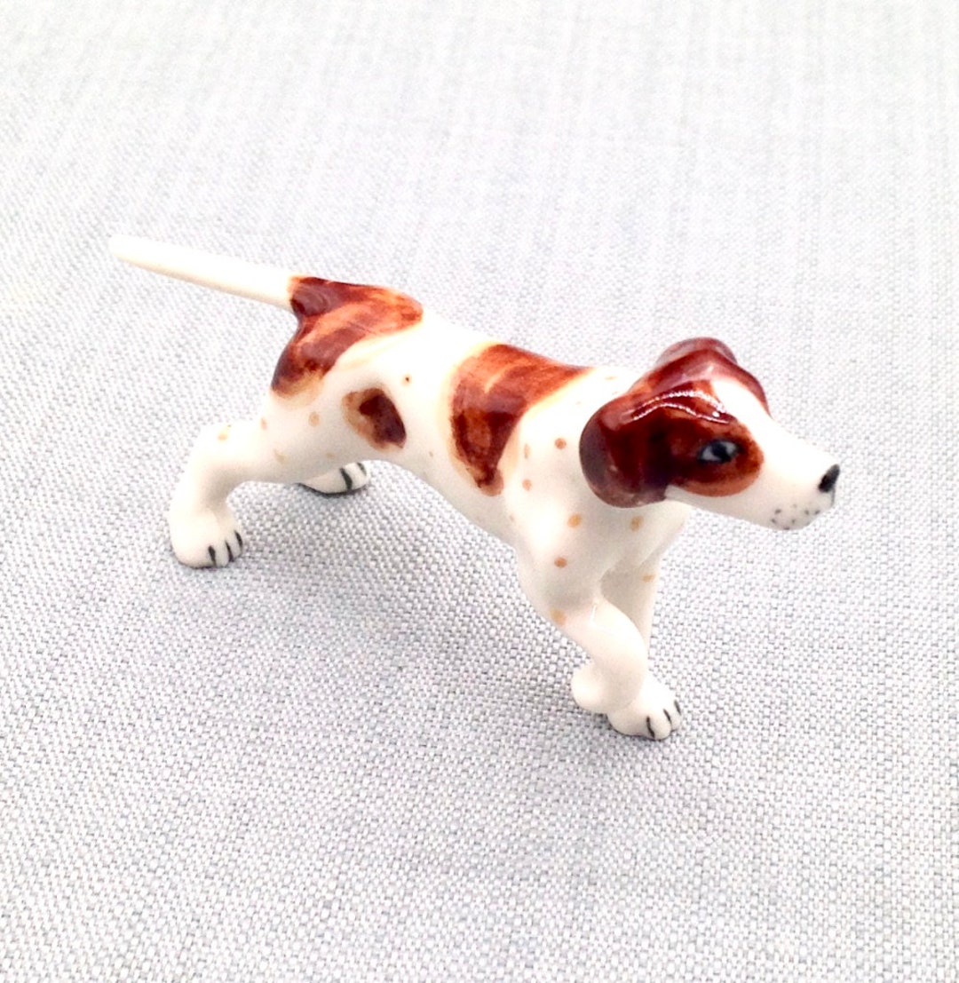 Miniature Ceramic English Pointer Dog Animal Funny Cute Little - Etsy