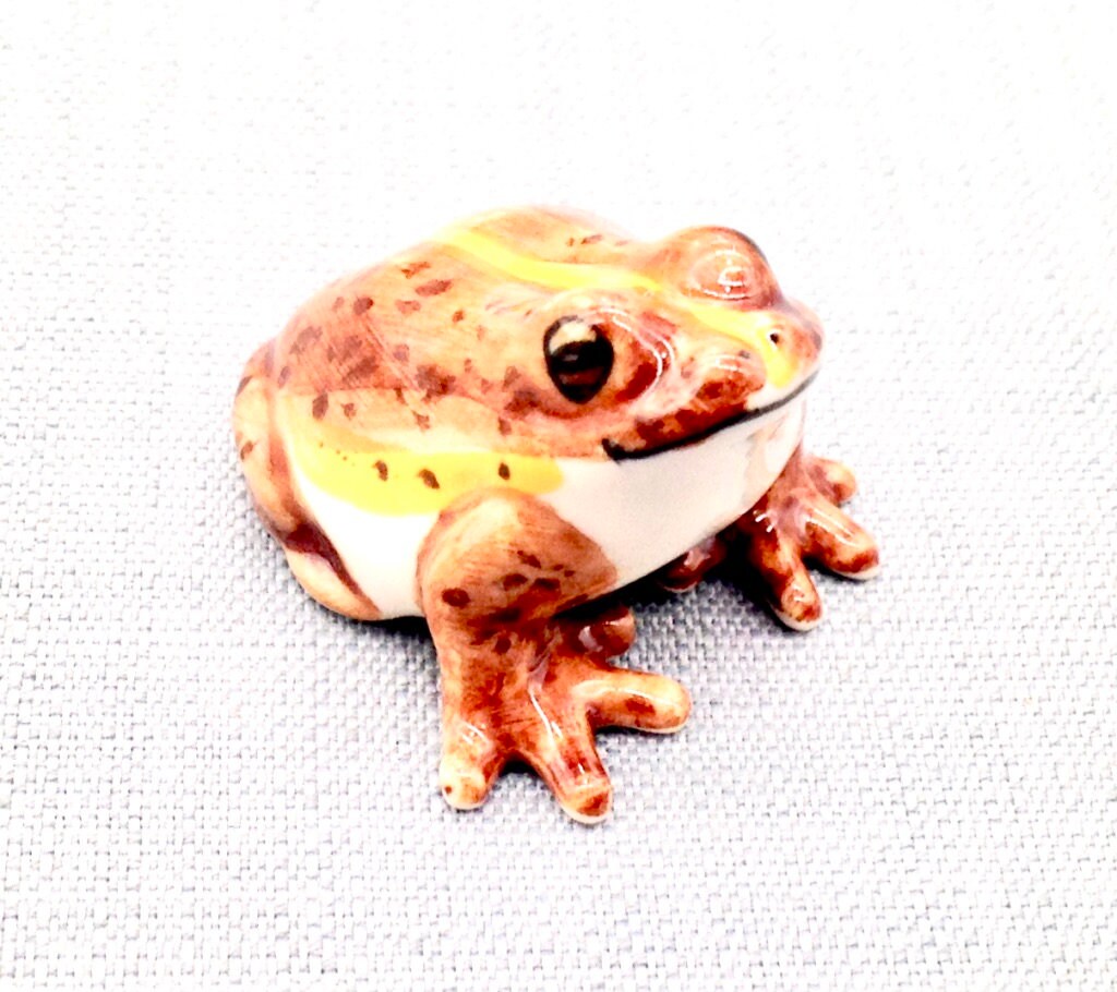 Miniature Ceramic Frog Toad Animal Cute Little Tiny Small - Etsy