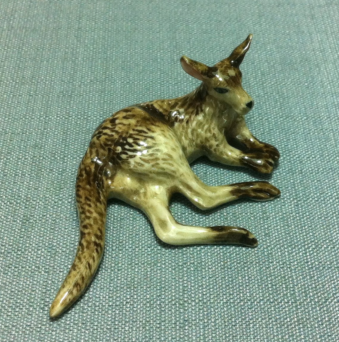 Miniature Ceramic Kangaroo Australia Sitting Animal Cute | Etsy