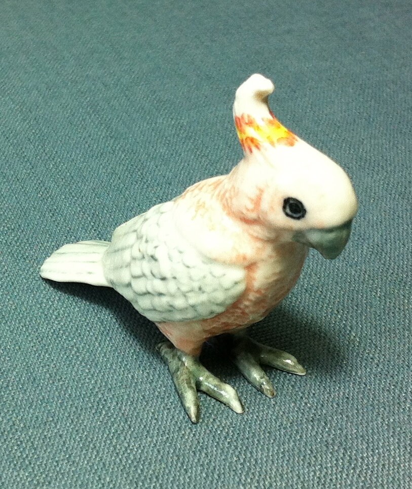 Miniature Ceramic Parrot Exotic Bird Animal Cute Little Tiny | Etsy