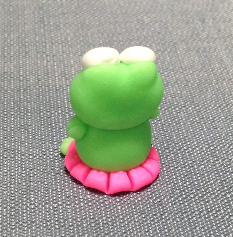 Miniature Funny Frog Baby Green Clay Polymer Cute Little - Etsy