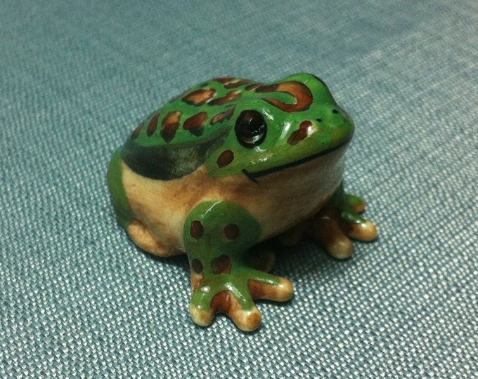 Miniature Ceramic Frog Toad Animal Cute Little Tiny Small - Etsy