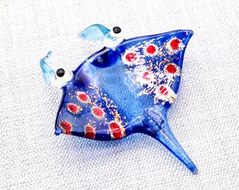 Glass Blown Manta Ray - Etsy