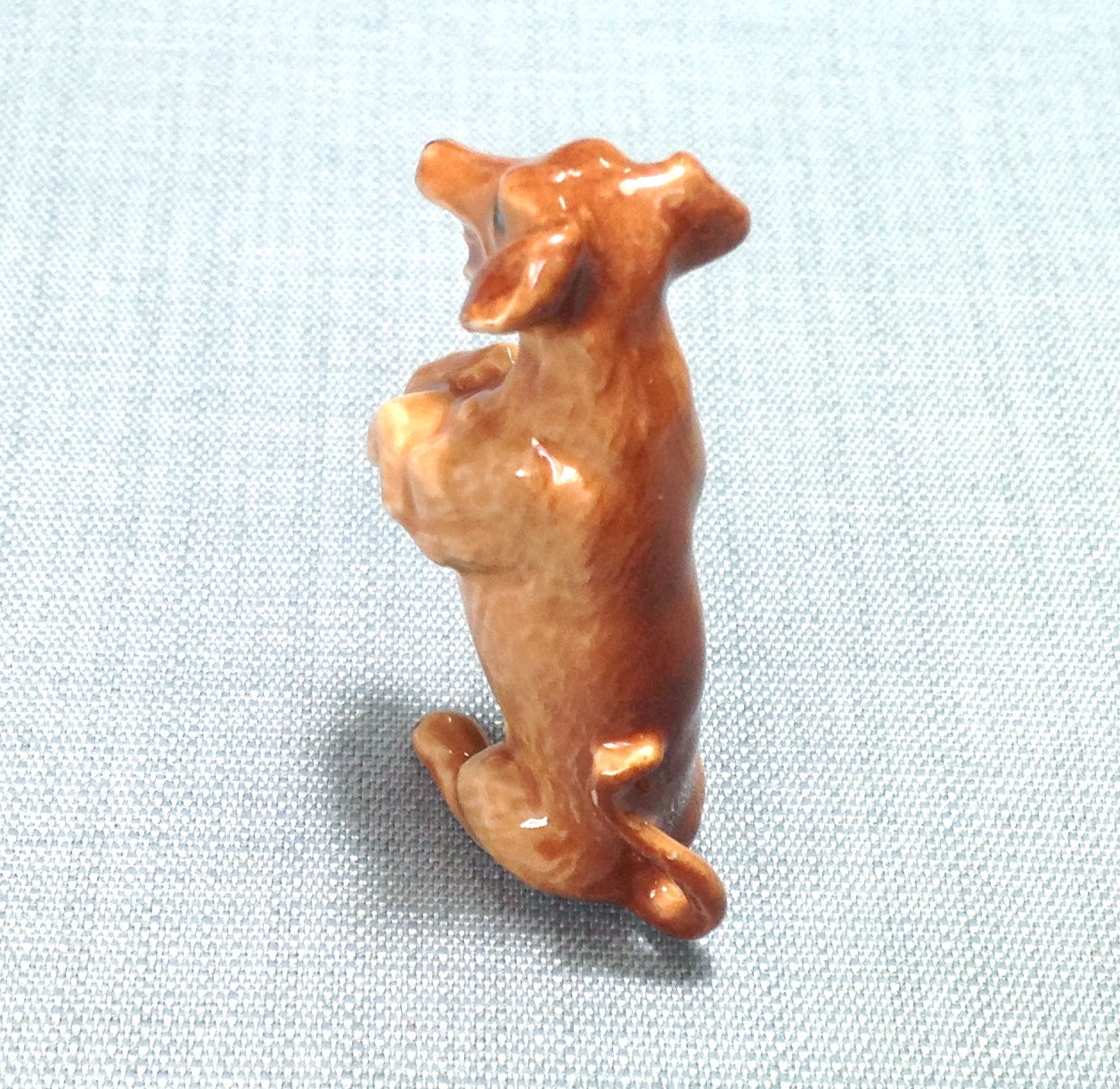 Miniature Ceramic Dog Dachshund Animal Cute Little Tiny Small - Etsy