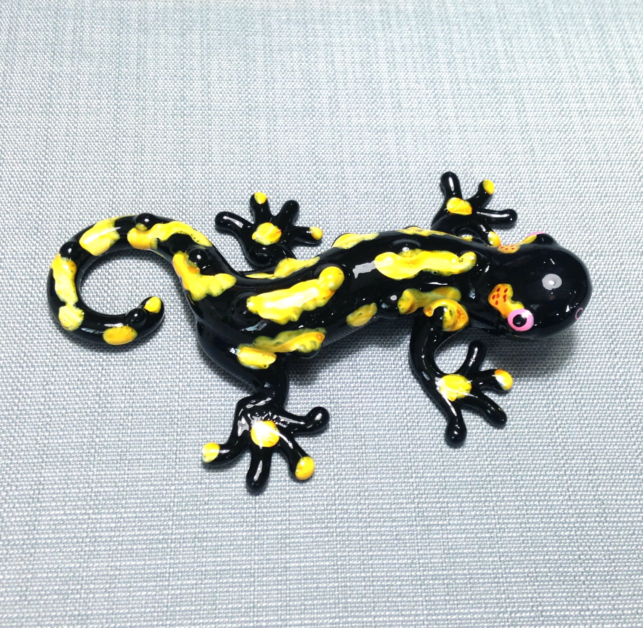 Art & Collectibles Blown Glass Figurine Reptile Gecko Lizard Figurine ...