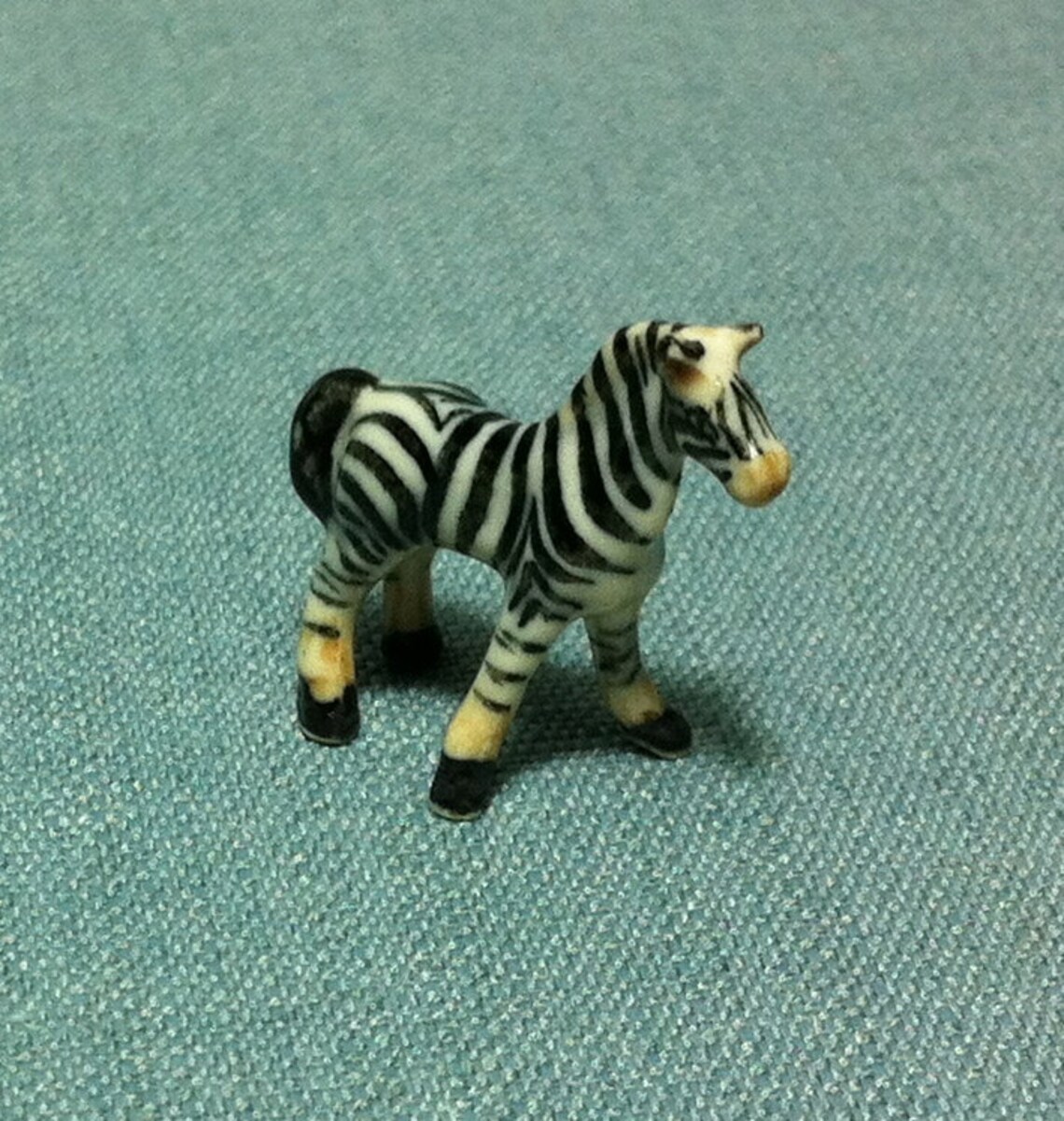 Miniature Ceramic Zebra Horse Mini Animal Cute Little Tiny | Etsy