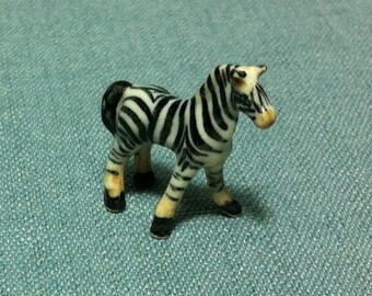 Ceramic Zebra Figurine | Etsy