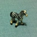 Miniature Ceramic Zebra Horse Mini Animal Cute Little Tiny | Etsy