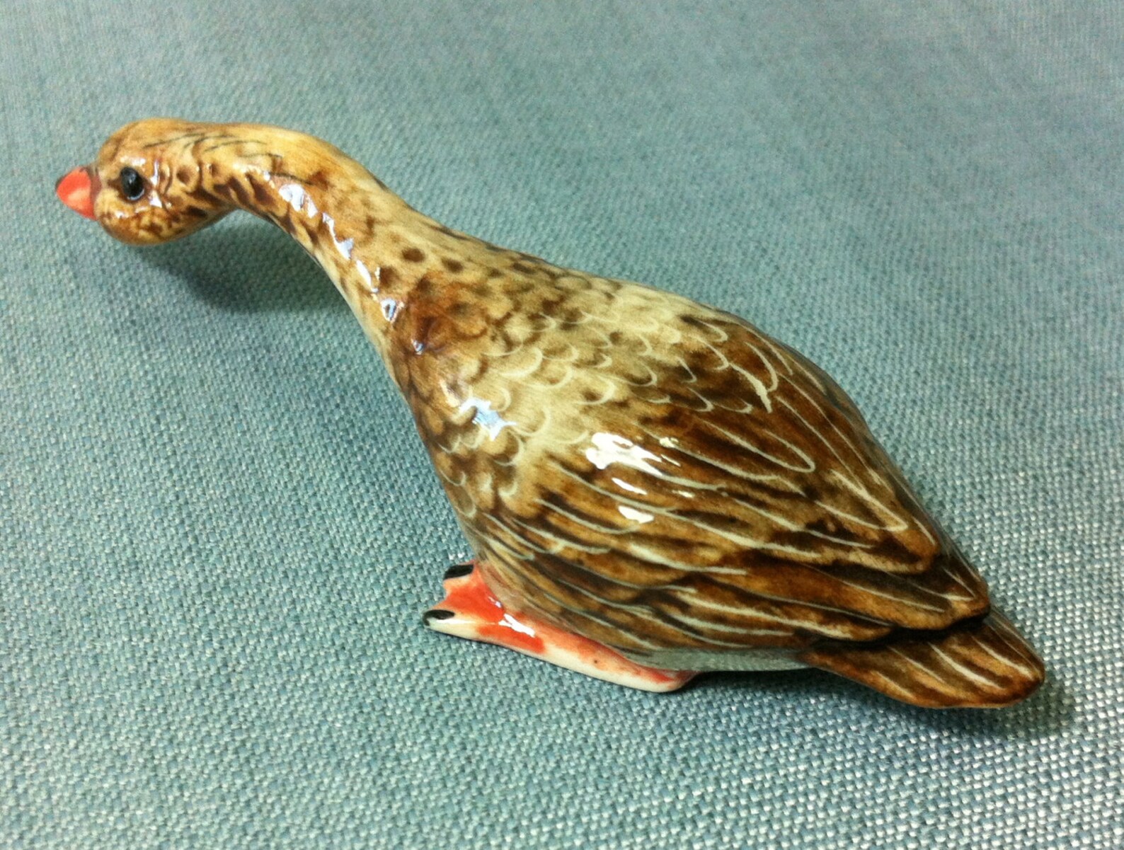Miniature Ceramic Goose Bird Duck Animal Cute Little Tiny - Etsy