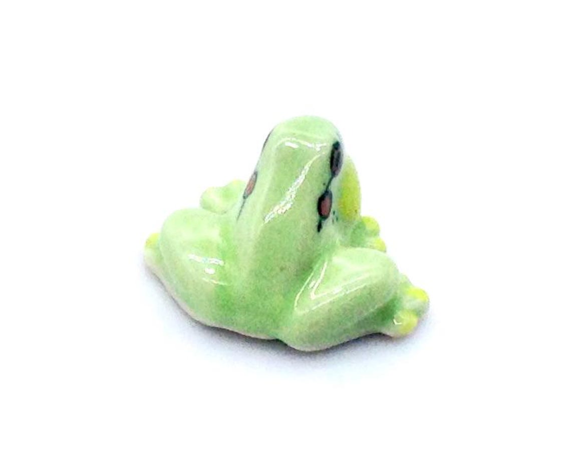 Miniature Ceramic Frog Toad Mini Baby Reptile Animal Little Pastel ...