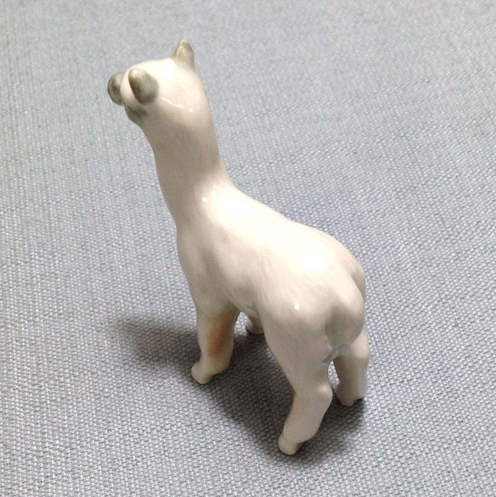 Miniature Ceramic Llama Mountain Animal Cute Little Tiny Small | Etsy