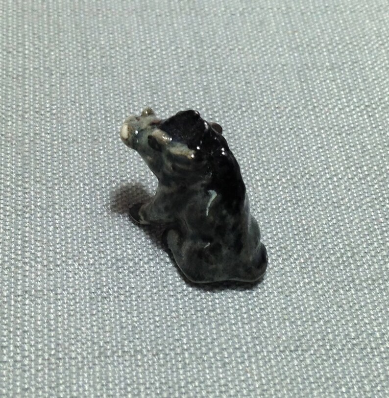 Miniature Ceramic Wild Boar Baby Sitting Razorback Animal Cute - Etsy