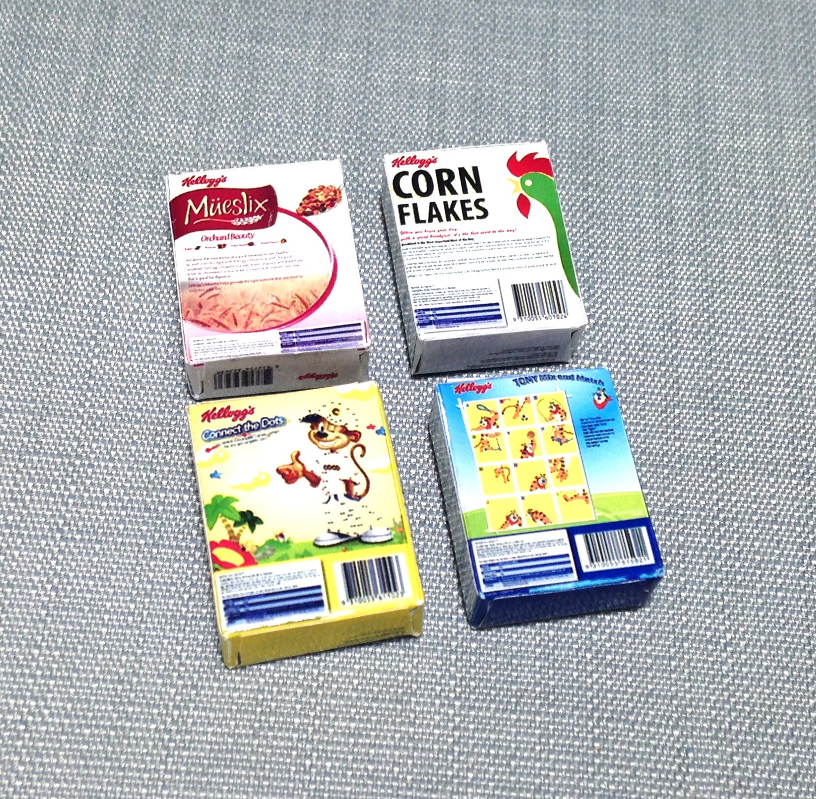 4 Miniature Dollhouse Corn Flakes Boxes Packs Packets - Etsy UK