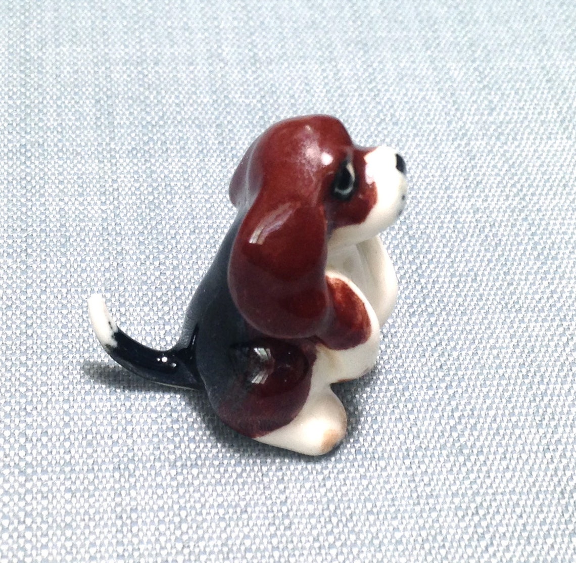 Miniature Ceramic Beagle Dog Animal Cute Little Tiny Small | Etsy