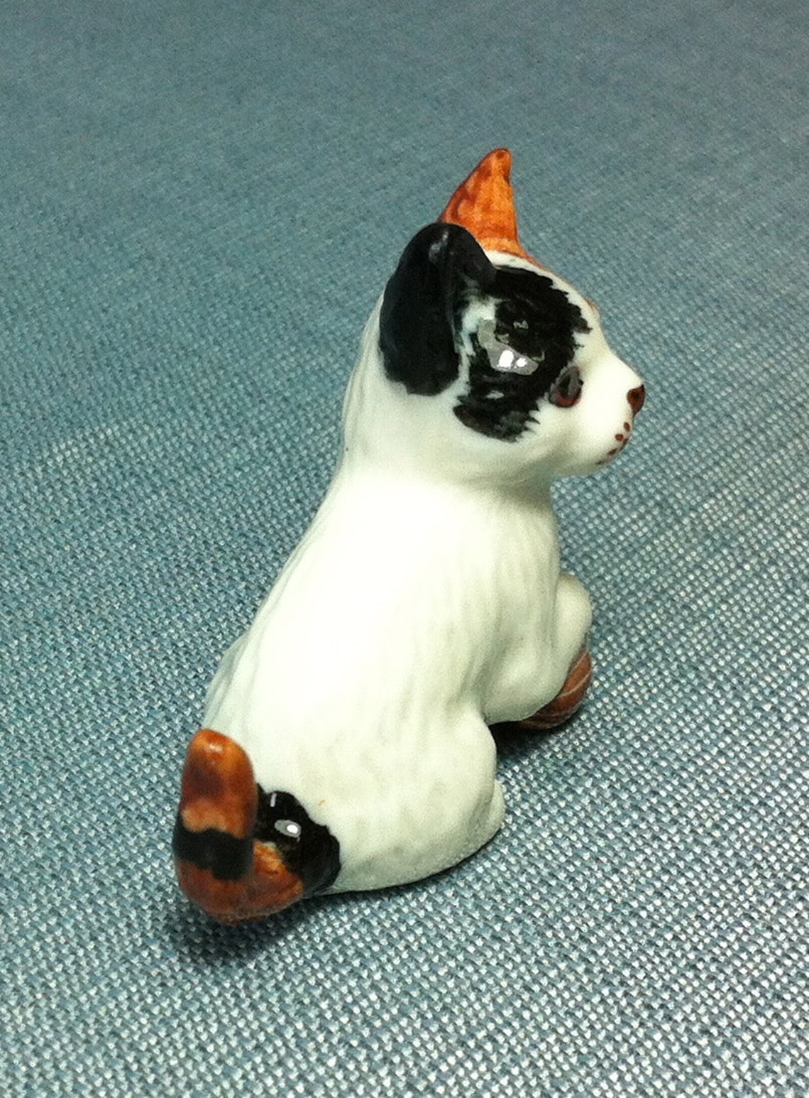Miniature Ceramic Calico Cat Kitty Animal Cute Little Tiny | Etsy