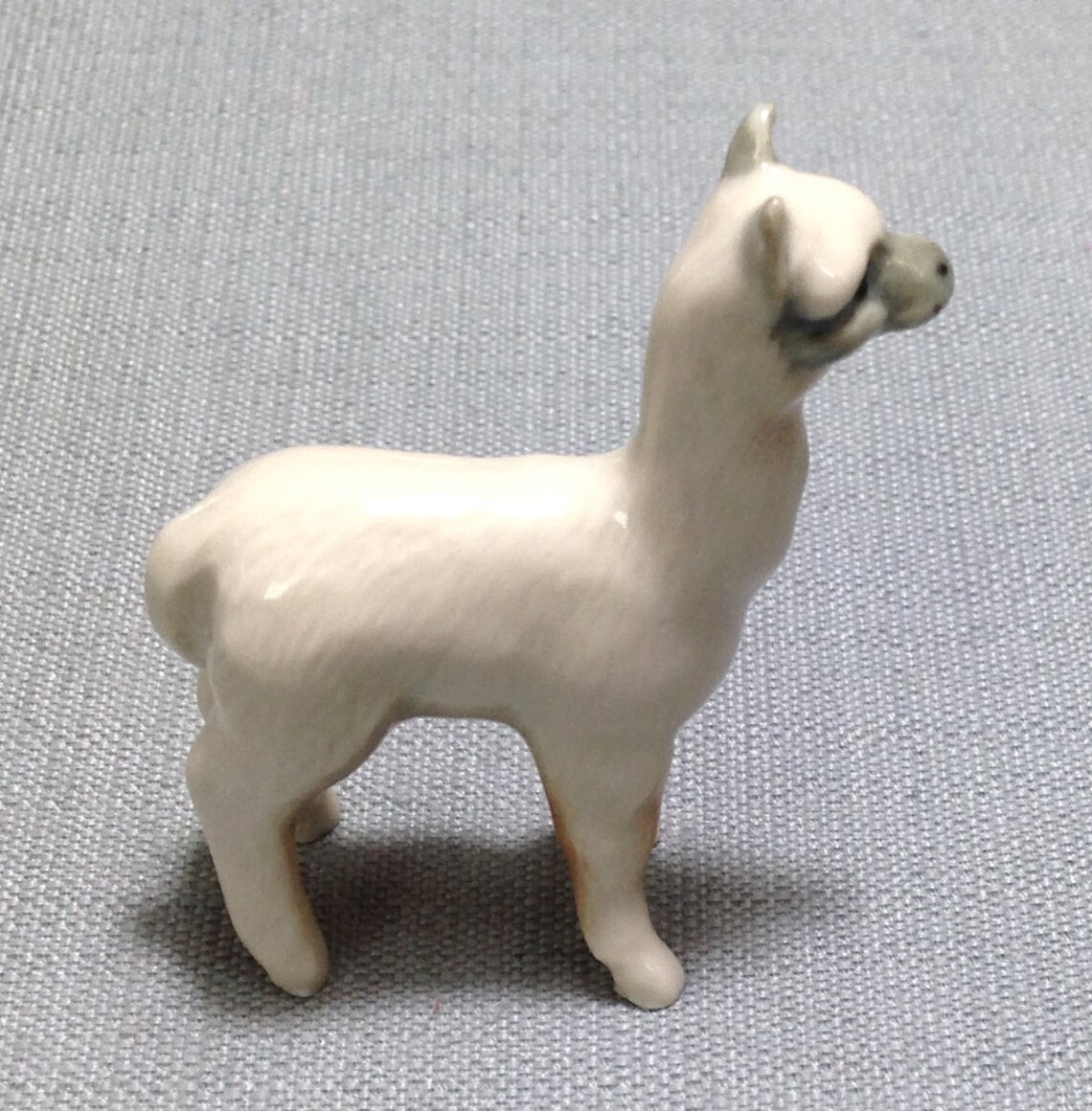 Miniature Ceramic Llama Mountain Animal Cute Little Tiny Small | Etsy