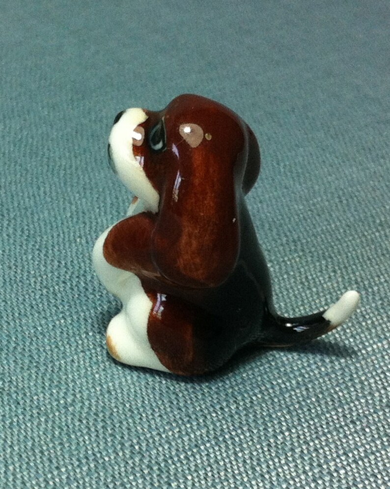 Miniature Ceramic Beagle Dog Animal Cute Little Tiny Small | Etsy