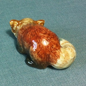 Miniature Ceramic Red Lesser Panda Cat Bear Animal Cute Little - Etsy