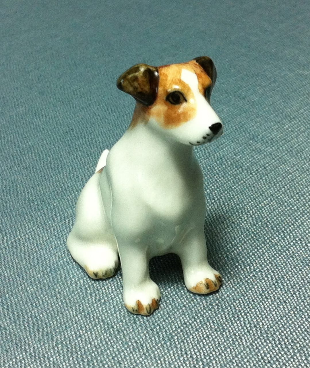 Miniature Ceramic Dog Jack Russell Terrier Animal Cute Little - Etsy