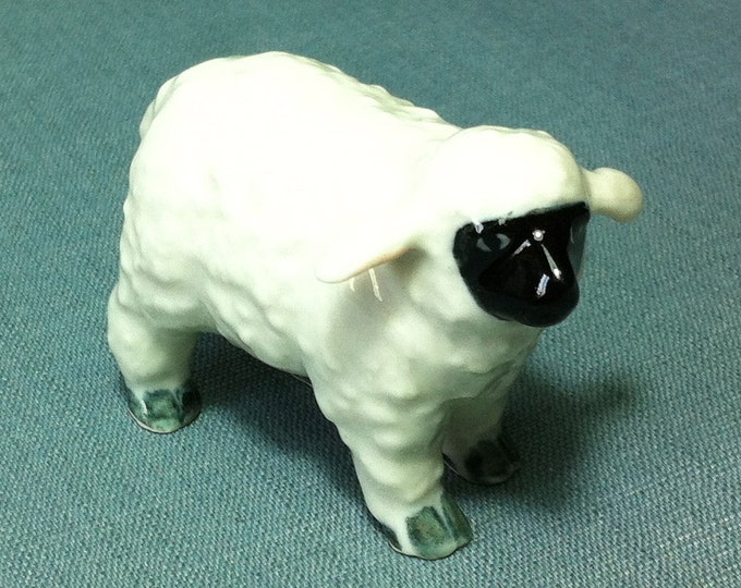 Miniature Ceramic Sheep Funny Farm Animal Cute Little Tiny - Etsy