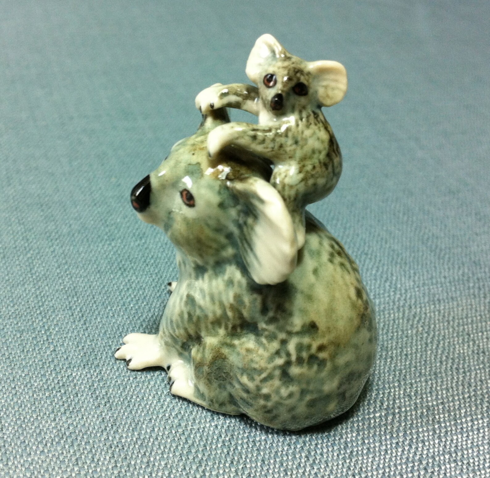Miniature Ceramic Koalas Koala Bear Family Australia Animal - Etsy