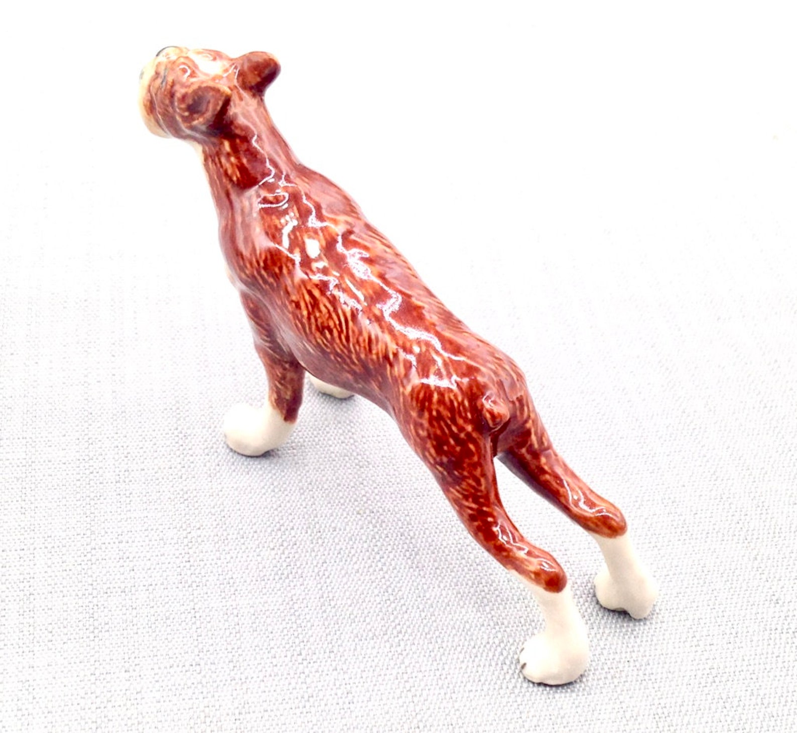 Miniature Ceramic American Boxer USA Dog Animal Cute Little - Etsy