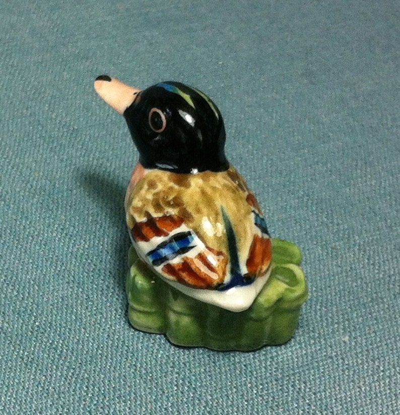 Miniature Ceramic Duck Bird Animal Cute Little Tiny Baby Small | Etsy