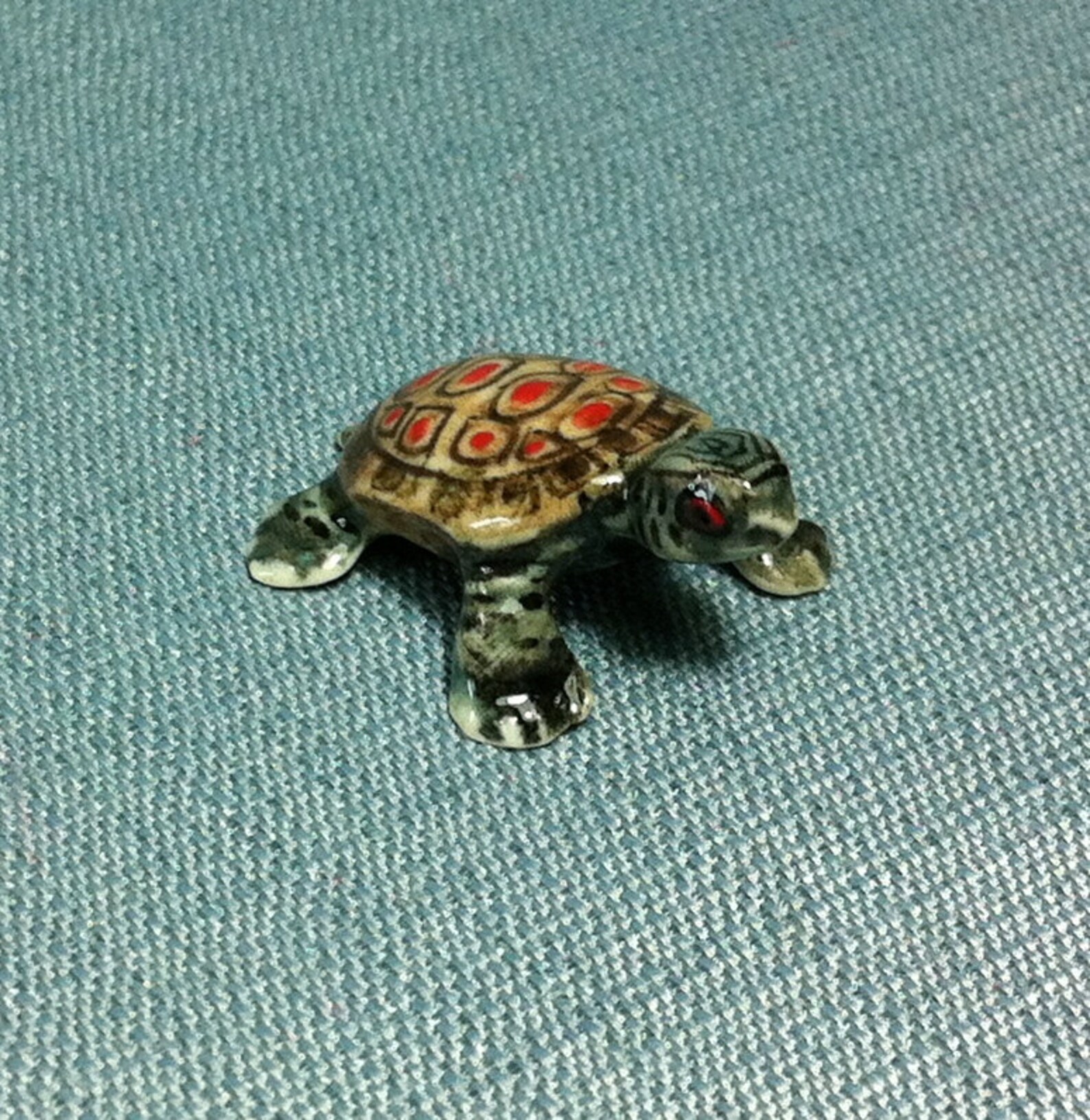 Miniature Ceramic Turtle Mini Baby Reptile Animal Cute Little | Etsy