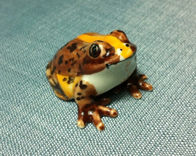 Miniature Ceramic Frog Toad Animal Cute Little Tiny Small - Etsy