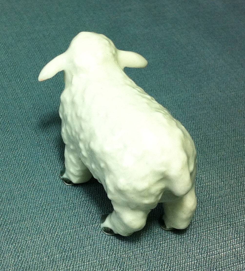 Miniature Ceramic Sheep Funny Farm Animal Cute Little Tiny - Etsy