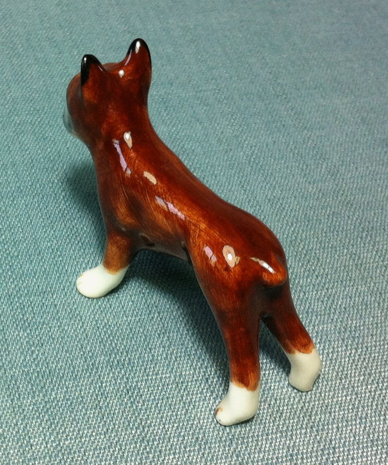 Miniature Ceramic Boston Terrier Dog Animal Cute Little Tiny | Etsy