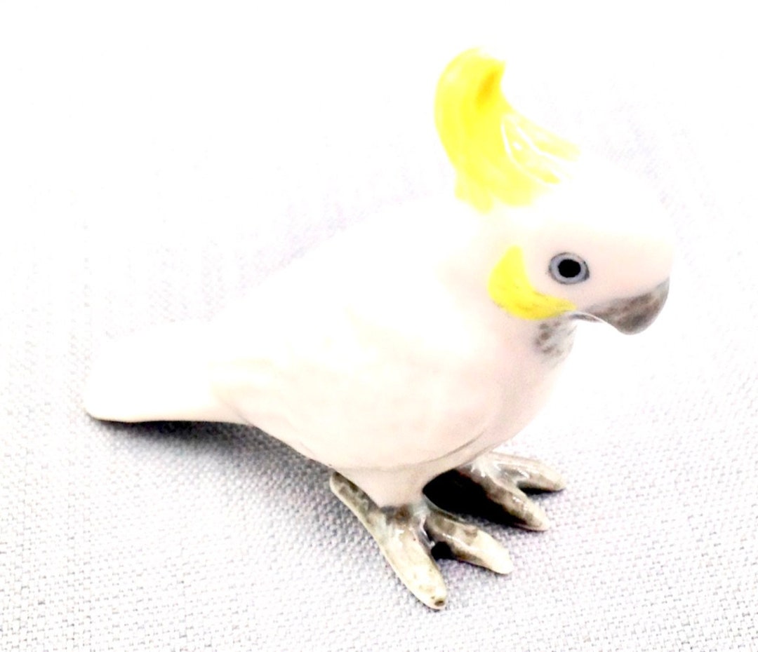 Miniature Ceramic Parrot Exotic Bird Animal Cute Little Tiny - Etsy