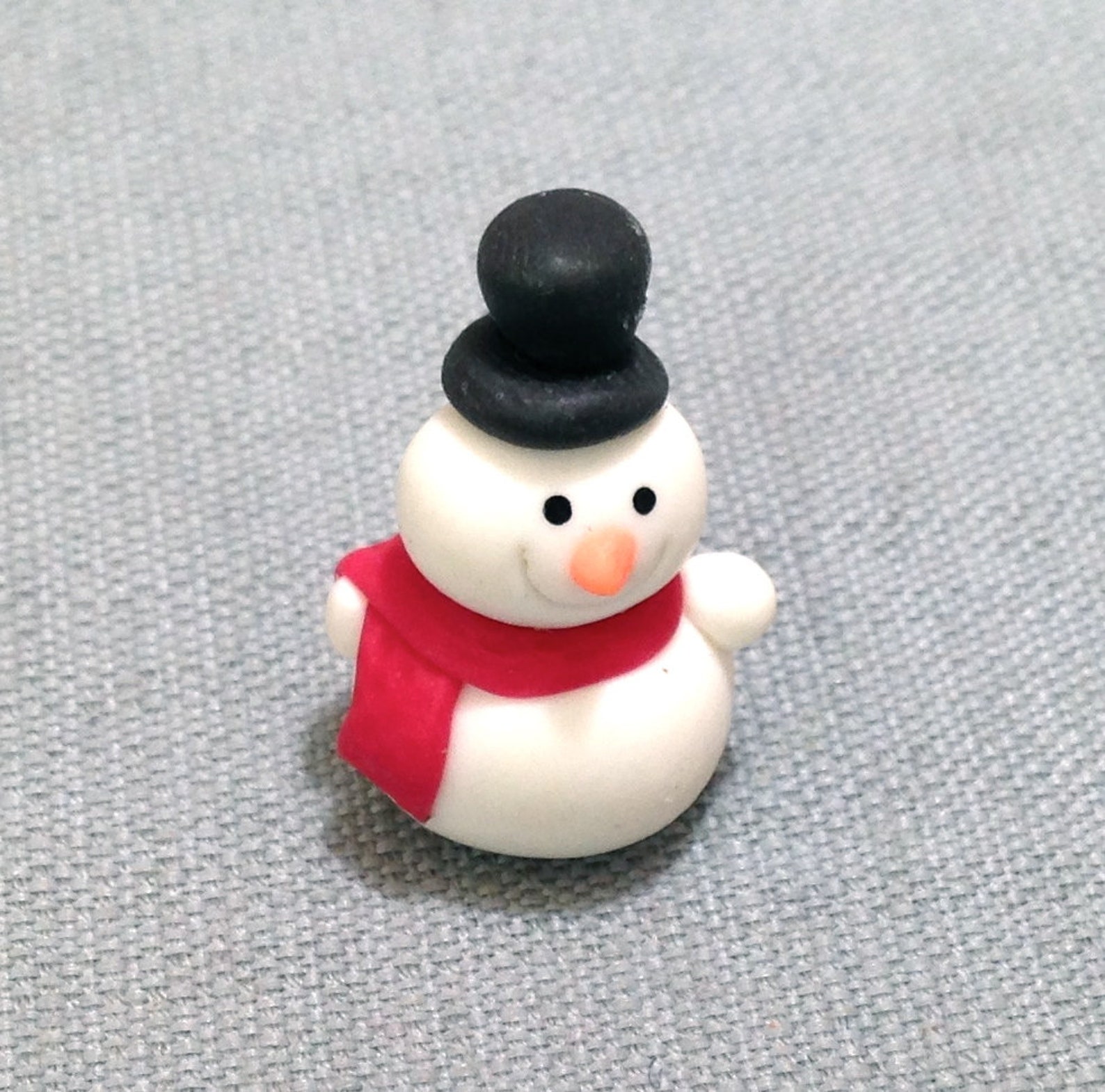 Miniature Funny Snowman Christmas Snow Clay Polymer Cute - Etsy