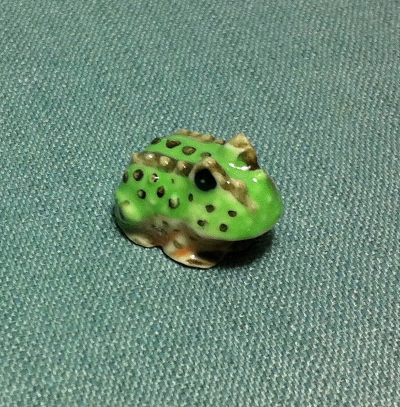 Miniature Ceramic Frog Toad Mini Baby Reptile Animal Cute | Etsy