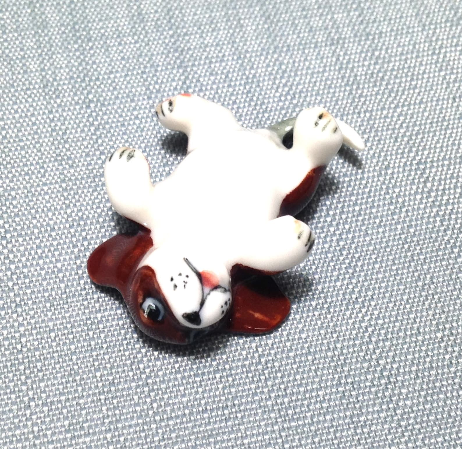 Miniature Ceramic Beagle Dog Animal Cute Little Tiny Small - Etsy