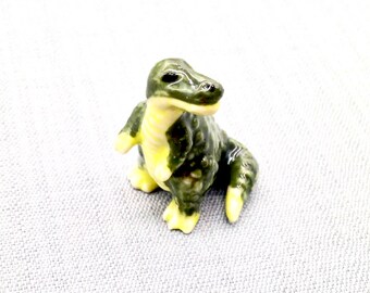 Miniature Ceramic Dinosaur Dino Stegosaurus Jurassic Animal Cute Little ...