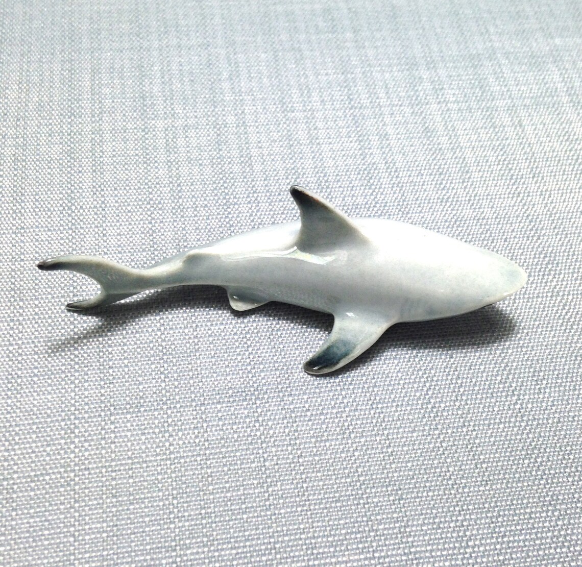 Miniature Ceramic Shark Sea Fish Animal Cute Little Tiny Small - Etsy
