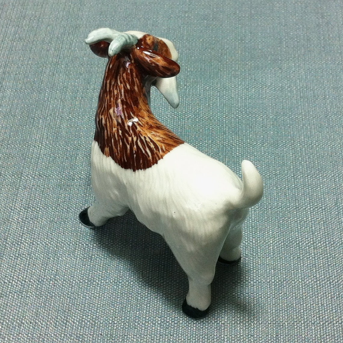 Miniature Ceramic Goat Funny Farm Animal Cute Little Small - Etsy