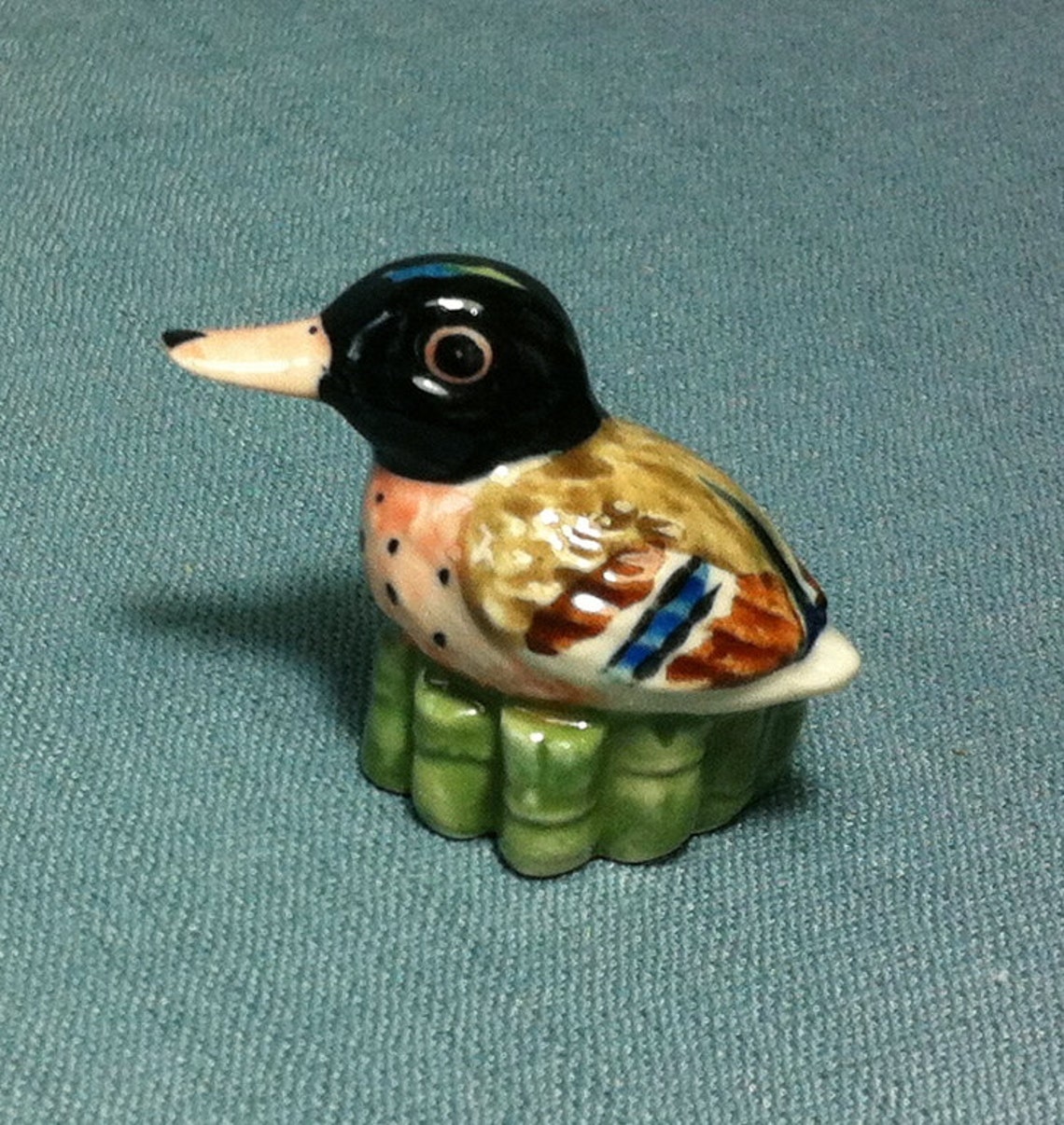 Miniature Ceramic Duck Bird Animal Cute Little Tiny Baby Small | Etsy