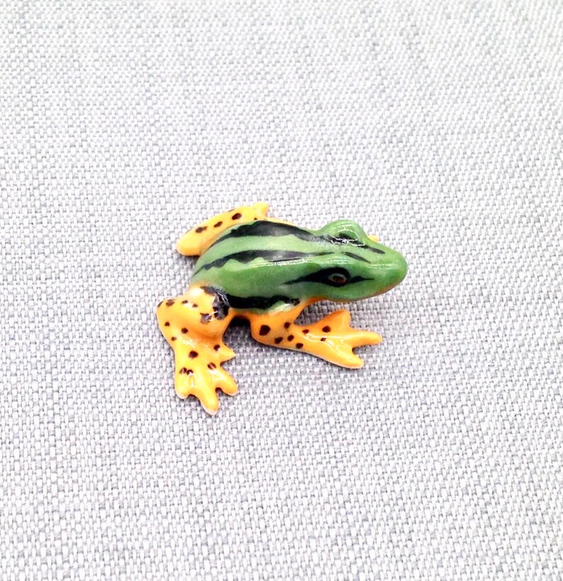 Miniature Ceramic Frog Toad Mini Baby Animal Cute Little Small - Etsy