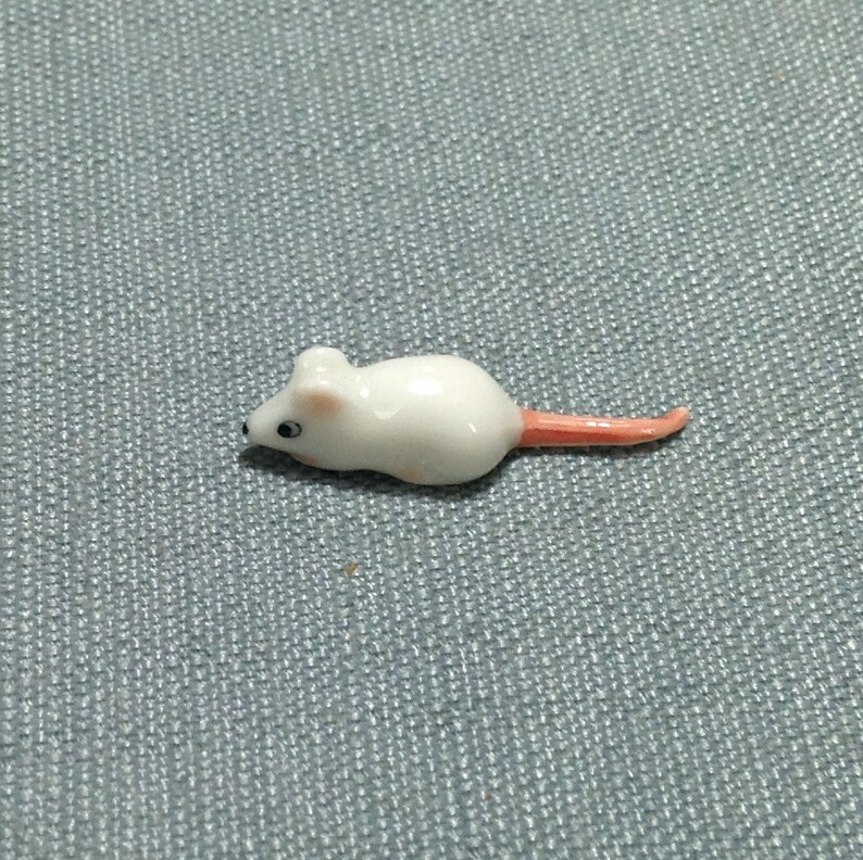 Miniature Ceramic Rat Mouse Animal Cute Little Tiny Small - Etsy
