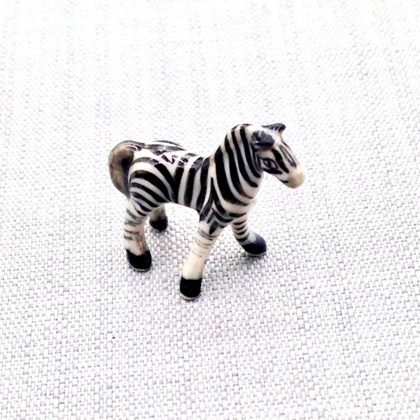 Ceramic Zebra Figurine - Etsy