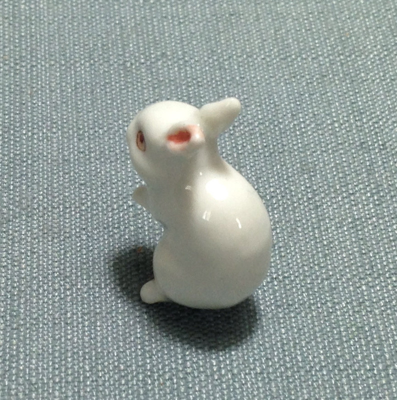 Miniature Ceramic Rabbit Standing Bunny Mini Baby Animal Cute - Etsy