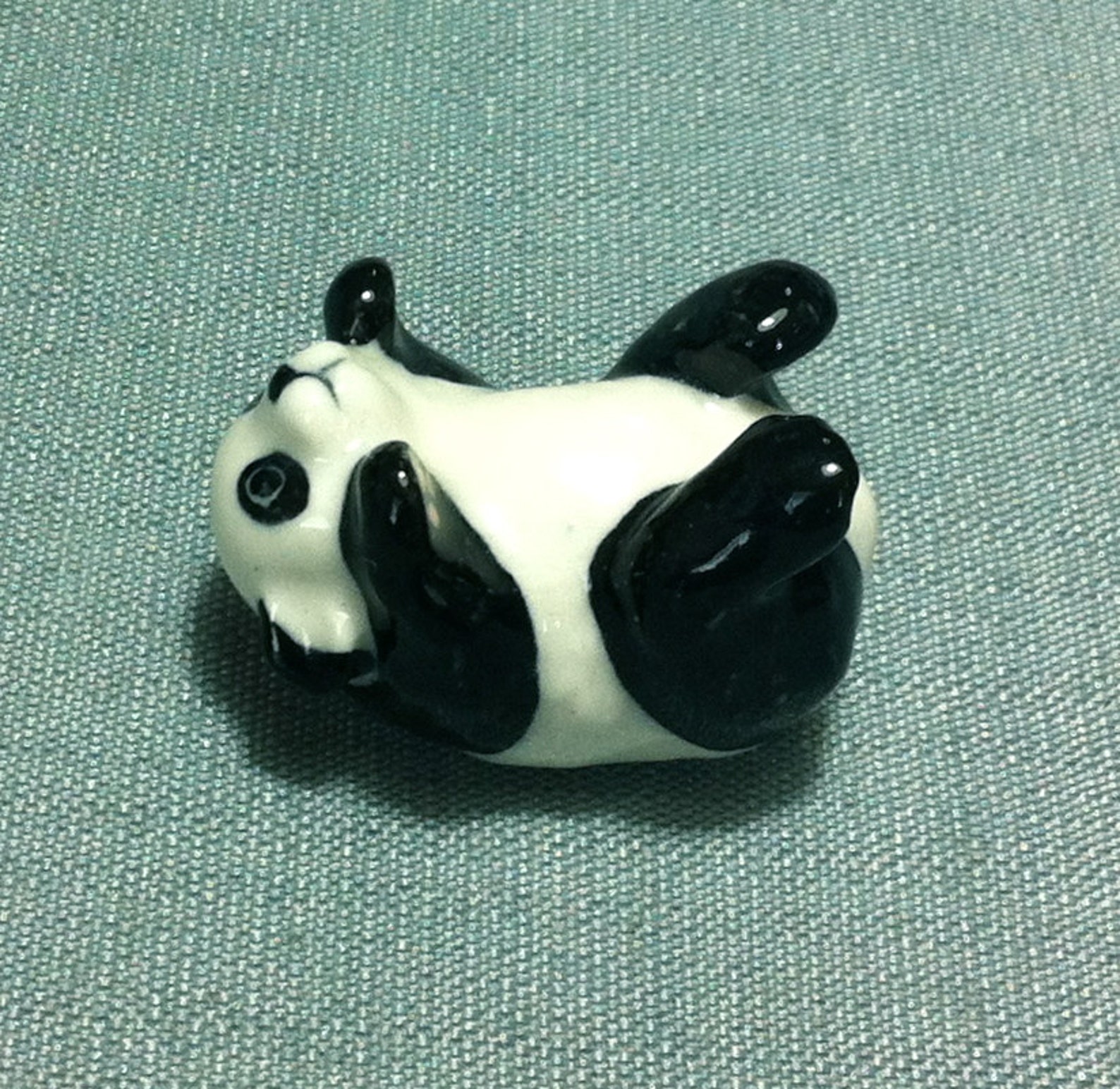 Miniature Ceramic Panda Bear Animal Cute Little Tiny Small | Etsy