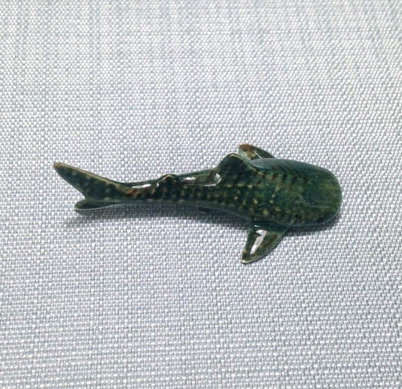 Miniature Ceramic Whale Shark Sea Fish Animal Cute Little Tiny | Etsy