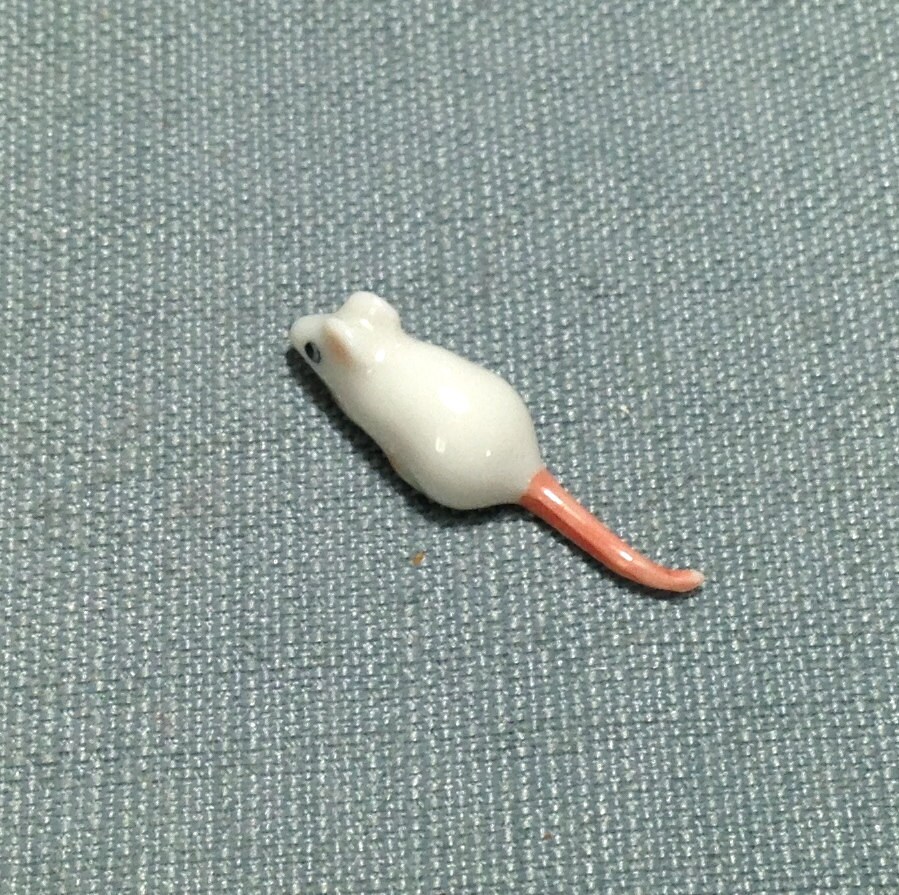 Miniature Ceramic Rat Mouse Animal Cute Little Tiny Small - Etsy