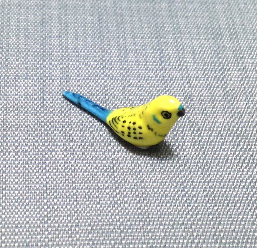 Miniature Ceramic Parrot Exotic Animal Cute Little Tiny Small - Etsy