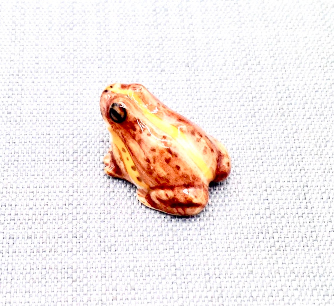 Miniature Ceramic Frog Toad Mini Baby Reptile Animal Cute - Etsy