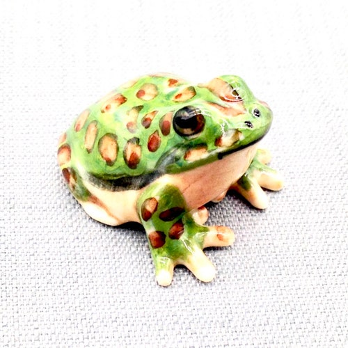 Miniature Ceramic Frog Toad Animal Cute Little Tiny Small - Etsy
