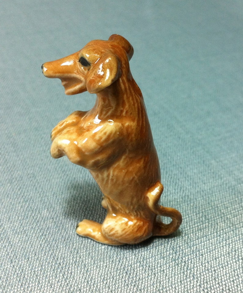 Miniature Ceramic Dog Dachshund Animal Cute Little Tiny Small | Etsy
